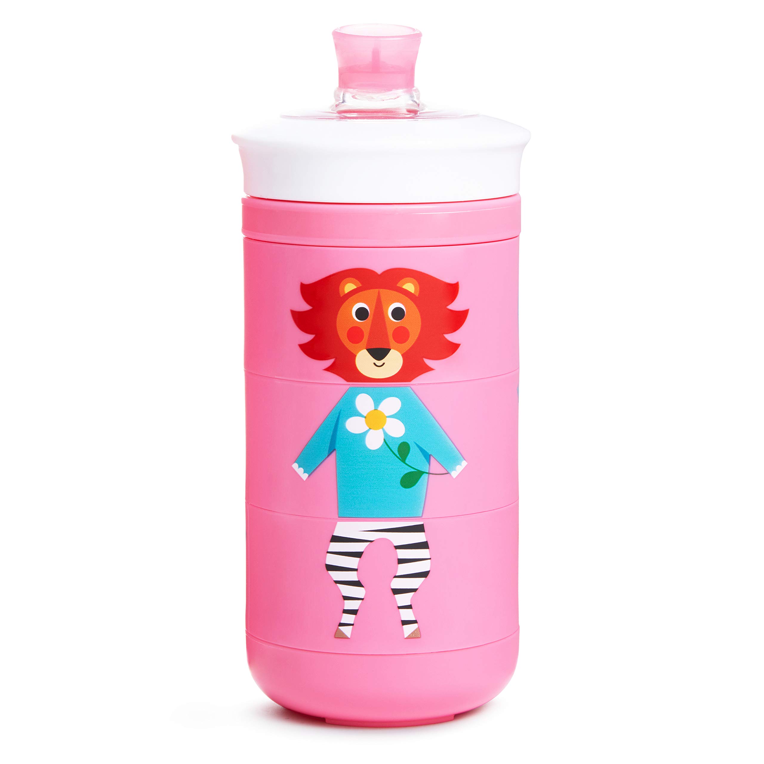 Munchkin® Twisty™ Mix & Match Animals Bite Proof Sippy Cup, 9 Ounce, Pink