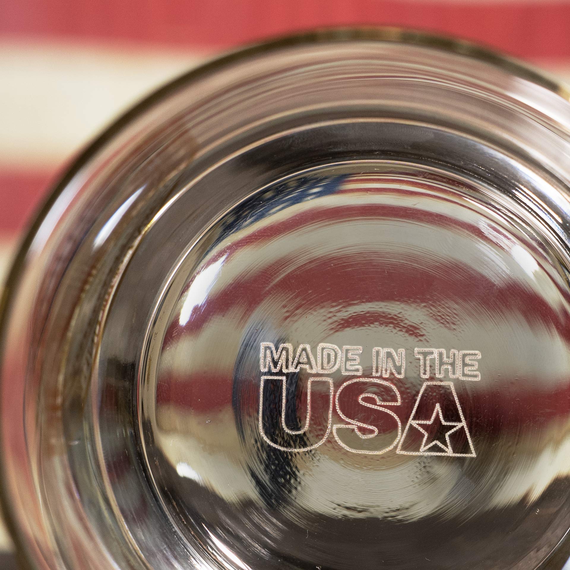 Patriot's Cave 45TH PRESIDENT WHISKEY GLASS | MAKE LIBERALS CRY AGAIN | RESTAURANT HEAVY CHIP RESISTANT 11OZ ROCK GLASSES | MADE IN USA