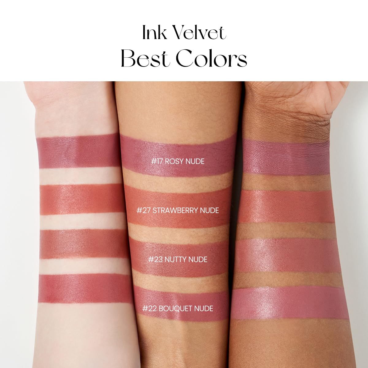 Peripera Ink the Velvet Lip Tint, High Pigment Color, Longwear, Weightless, Not Animal Tested, Gluten-Free, Paraben-Free (001 GOOD BRICK)