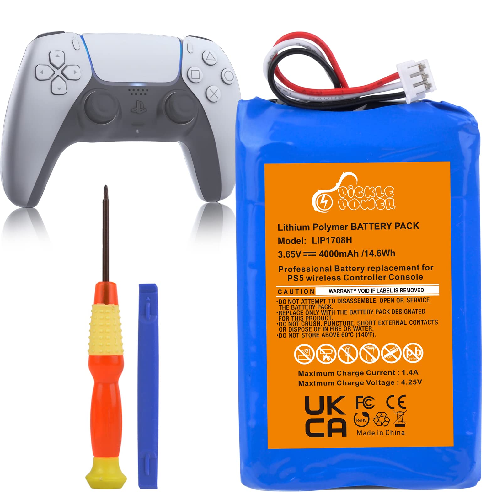 Pickle Power PS5 Battery Replacement