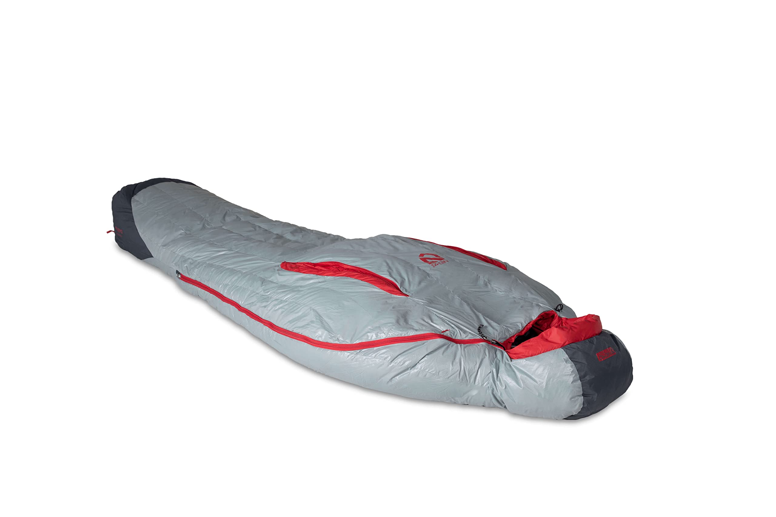 Nemo Kayu | Men's 15 Degree Down Sleeping Bag, Titanium/Stoke, Regular
