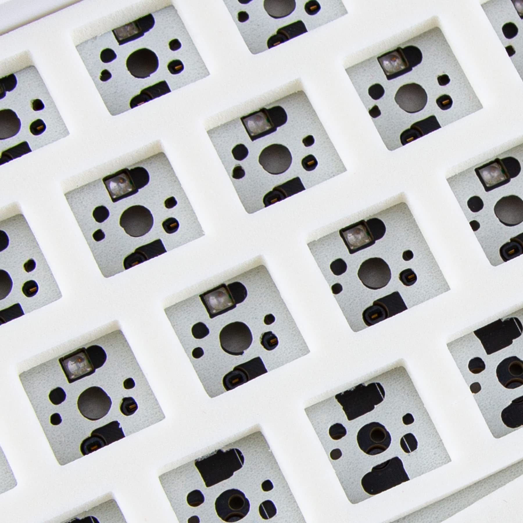 UniCusMech 4 Pieces Set of Silencer Pad Silencer Foam Sound Dampeners Sheet, Compatible with 61 Keys Layout Mechanical Keyboard(Switch Pad, Silencer Pad, Bottom Cotton,Gasket)