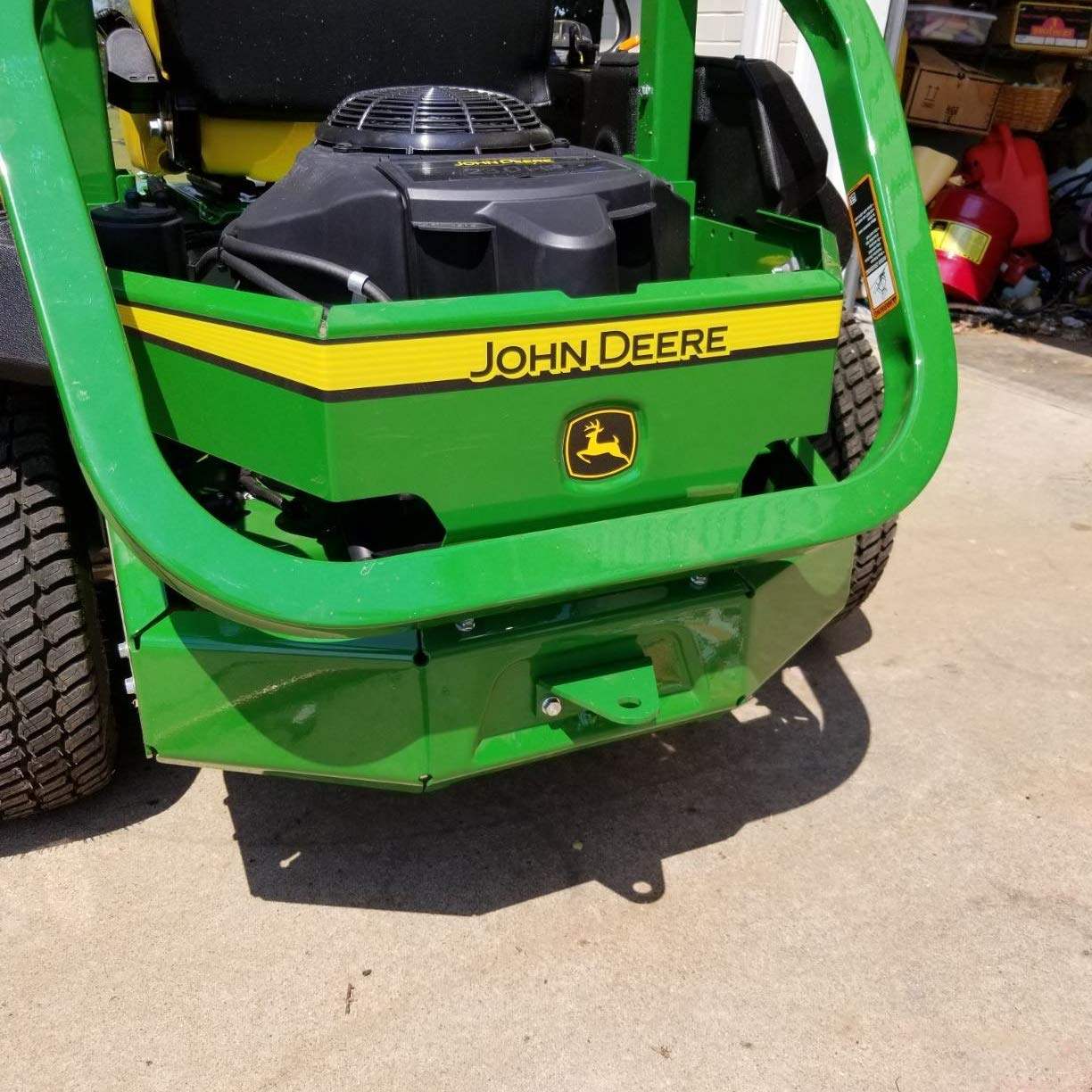 Lonwin 3.3 Inch Mower Trailer Tow Hitch Fit for John Deere Ztrak Mower 800 & 900 Series