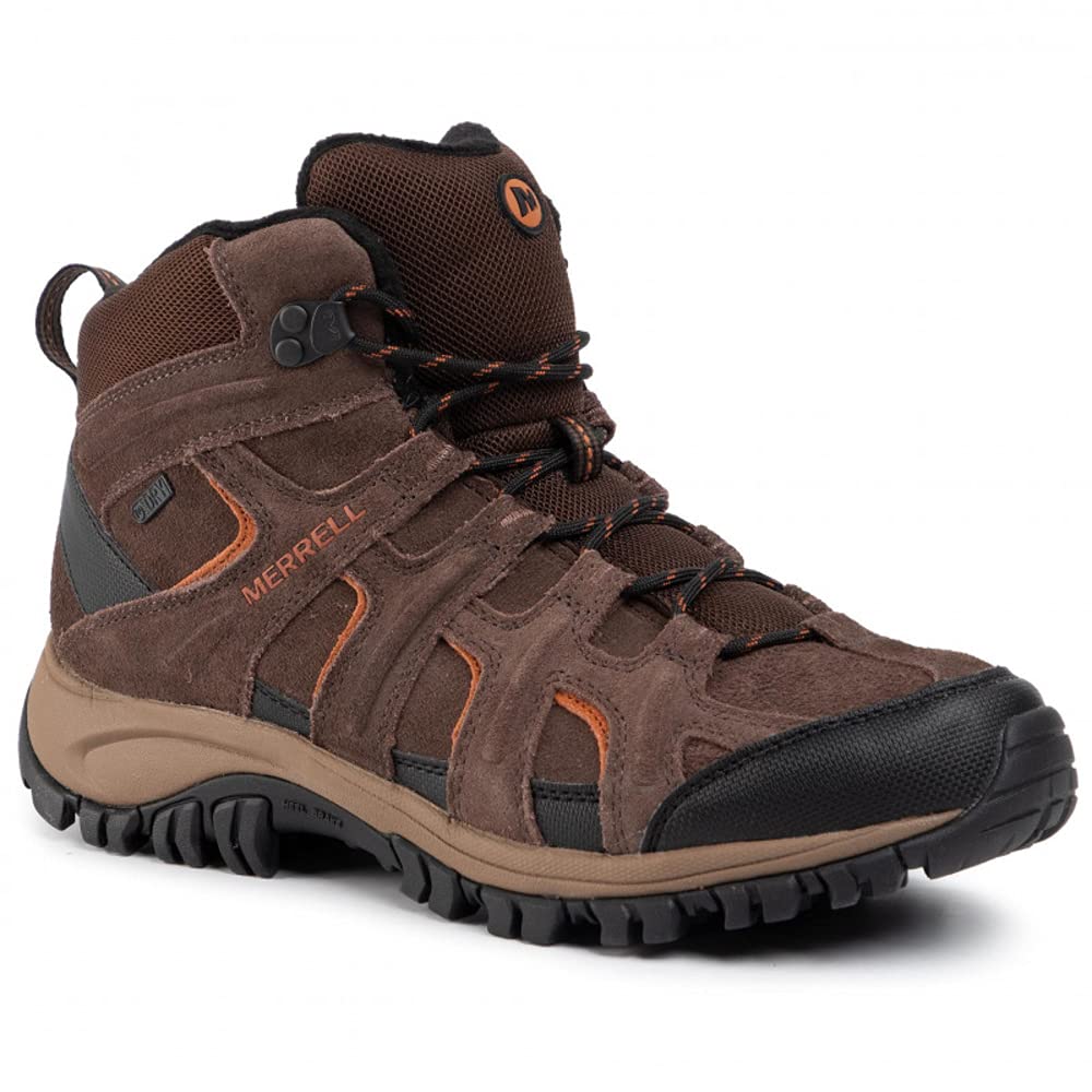 Merrell Men's Phoenix 2 Mid Thermo Waterproof Boots, Brown, 8.5 US
