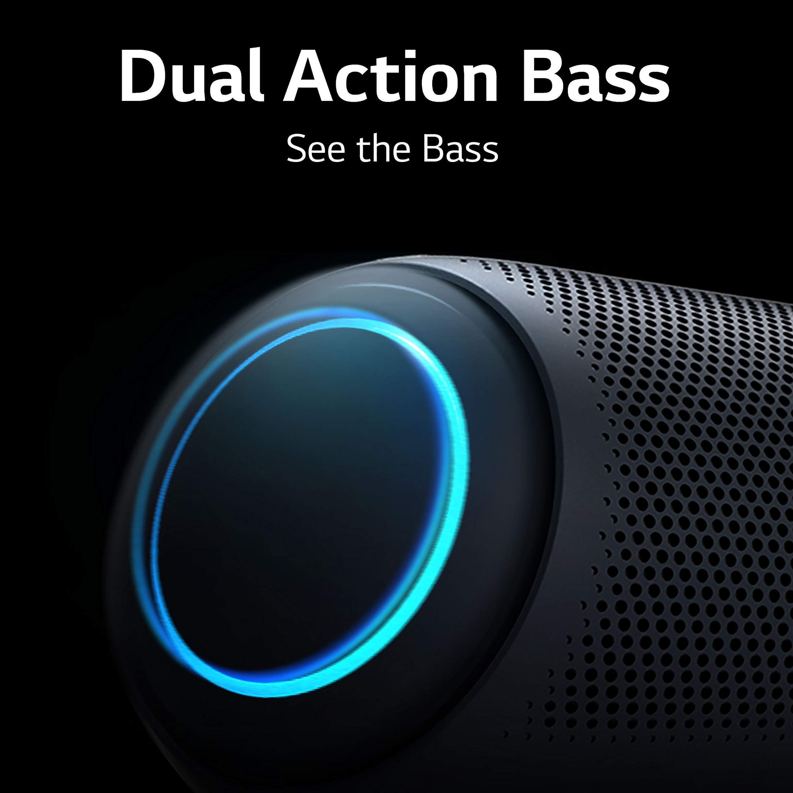 LG PL5 XBOOM Go Water-Resistant Wireless Bluetooth Party Speaker - Black (Renewed)