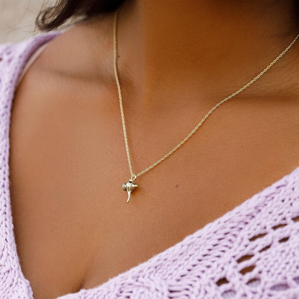 Pura Vida 20" Gold-Plated Disney Genie Lamp Necklace w/Opal Stone - Adjustable Chain, Brass Base - 2" Extender