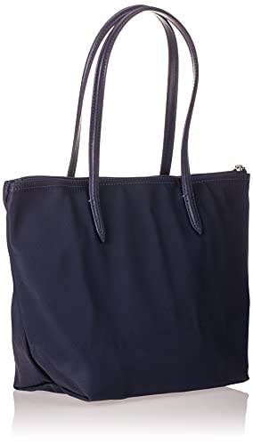 Lacoste Women's L.12.12 Small Tote Bag Shoulder Handbag, Eclipse, One Size