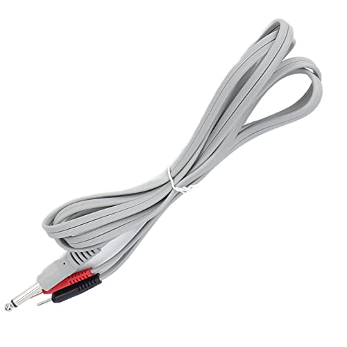 Tens Unit Leads Wires, Electrode Heat Wires 5.9ft Tens Replacement Leads Wire for Digital Massage Machine and Other Health Care Machines Electrodes Connector Cables