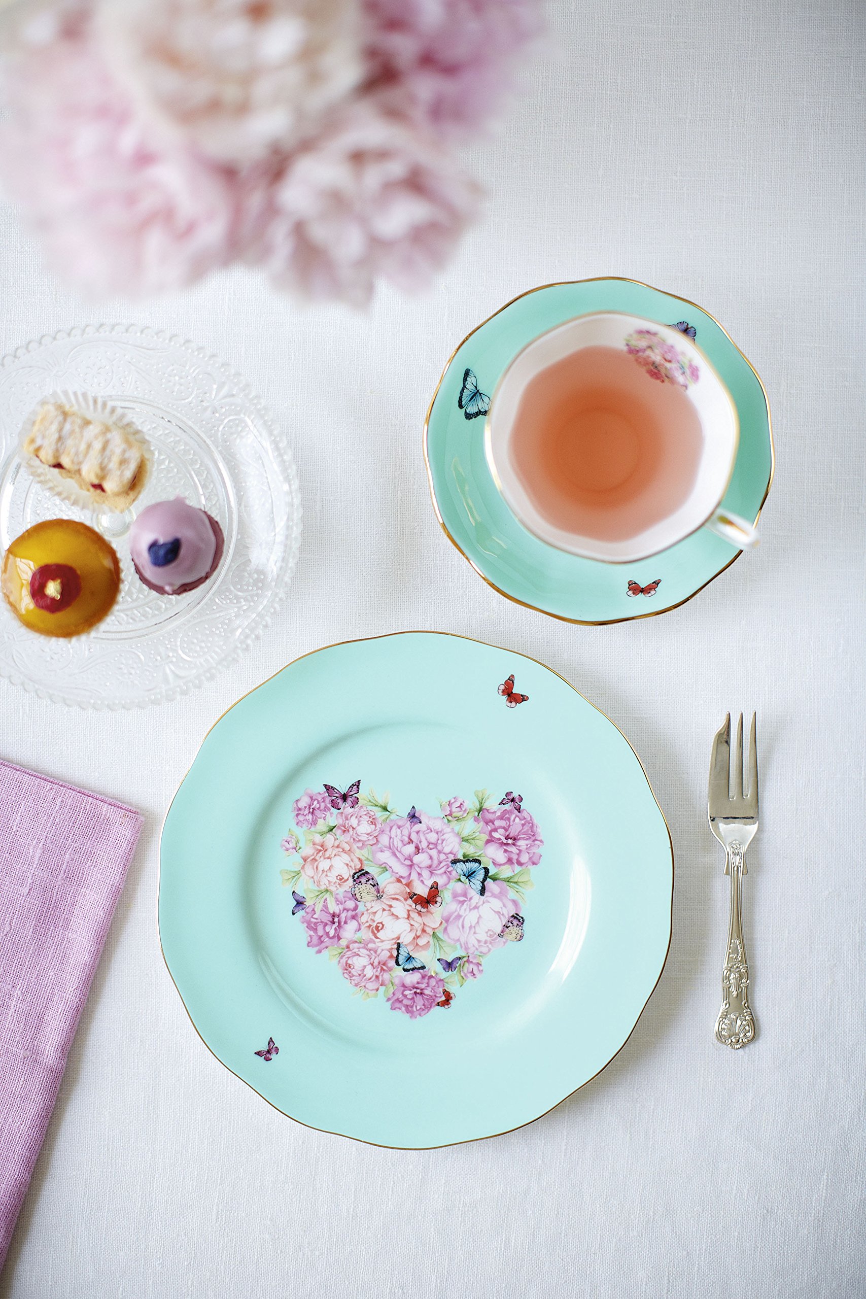 Miranda Kerr For Royal Albert Blessings 3-Piece Set (Teacup, Saucer & Plate 8")