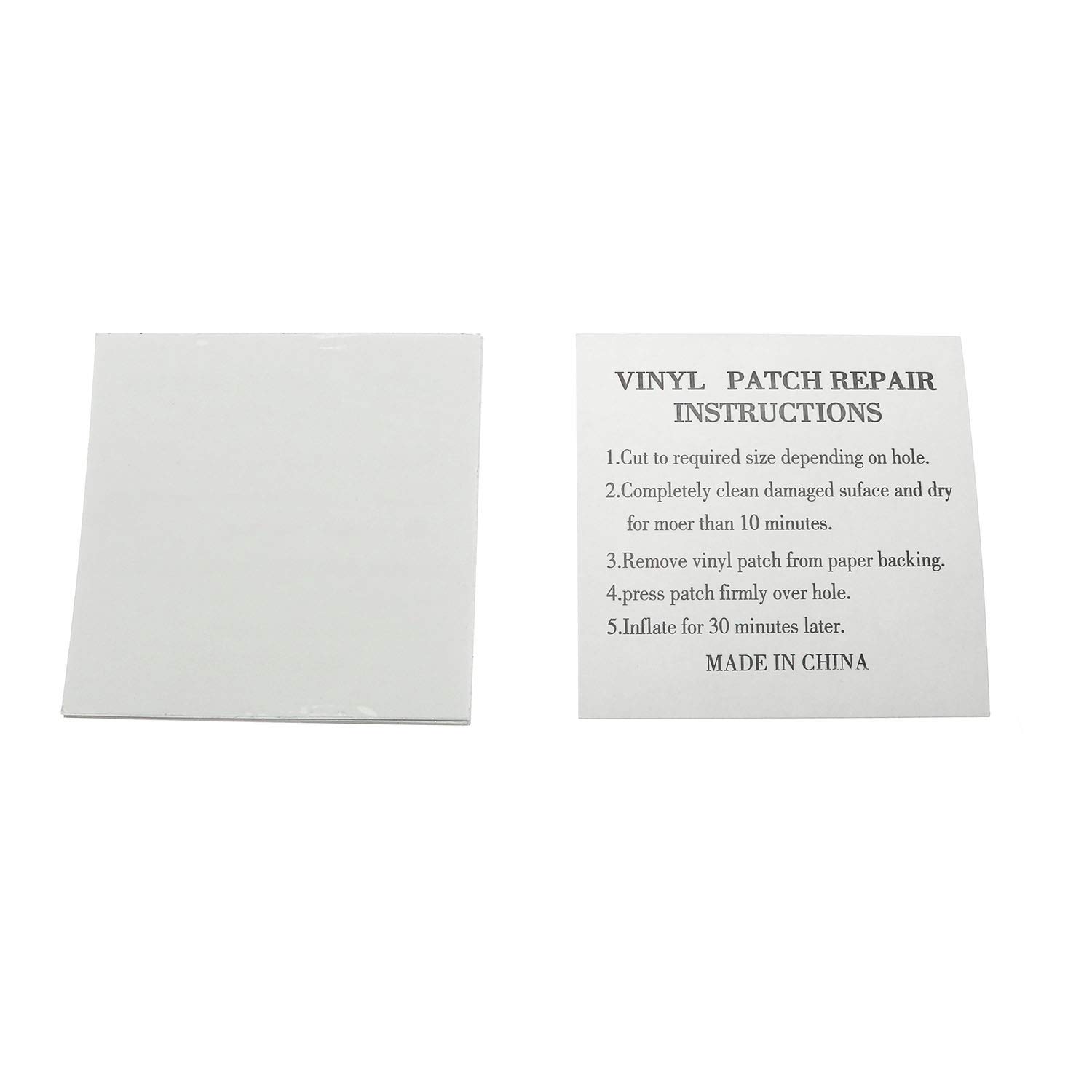 Maxmoral 10PCS Boat Repair Kit Vinyl Repair Stickers with PVC Patches for Inflatable Boat Kayak Trampoline