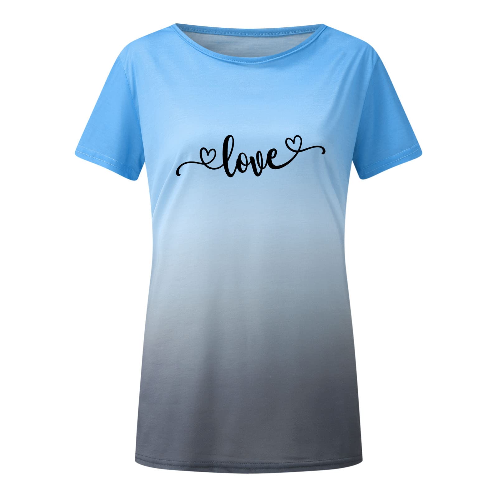 Short Sleeve Shirts for Women Wedding Sleeve for Couples Tops Short Gifts Couples T Married Blouse Love Valentine's,Browsing History E-Blue