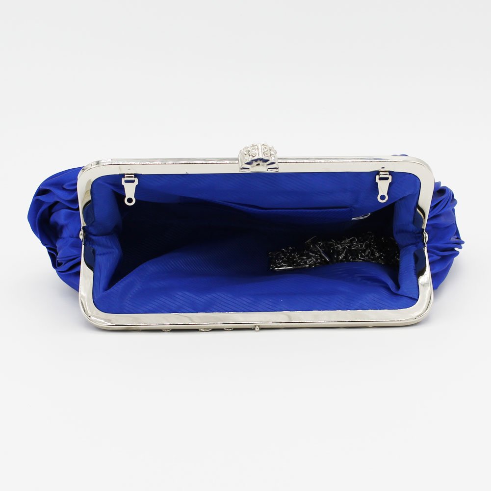 kingluck Silk Cocktail Evening Handbags/Clutches in Gorgeous Silk More Colors Availabl (purple)