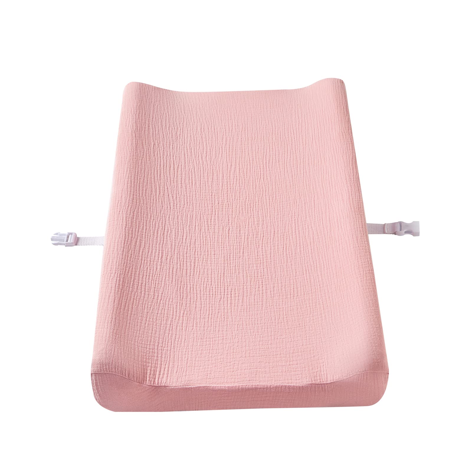 Muslin Changing Pad Cover,Ultra Soft Breathable Diaper Changing Table Cover for Baby Boys Girls,Neutral Fitted Changing Pad Sheets