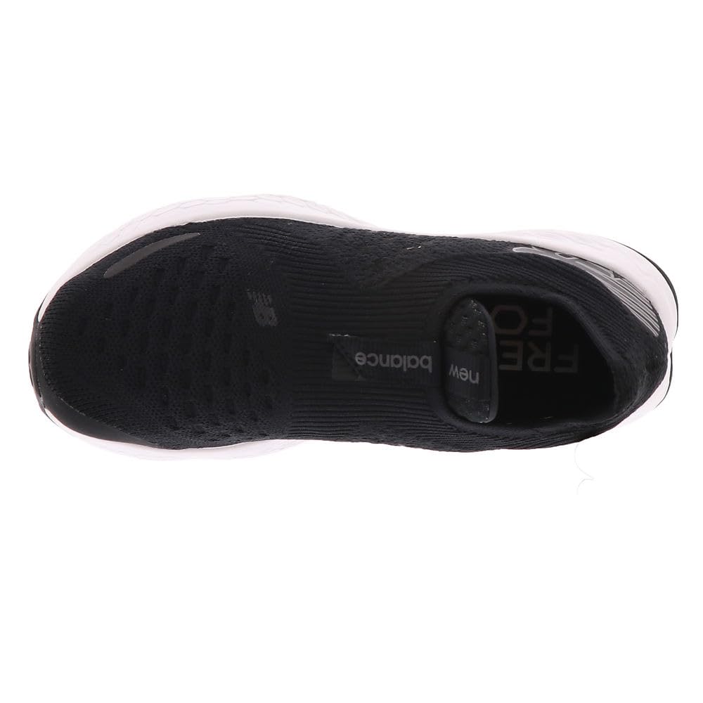 New Balance Men's Fresh Foam X 1080 Unlaced V1 Running Shoe, Black/White, 10.5