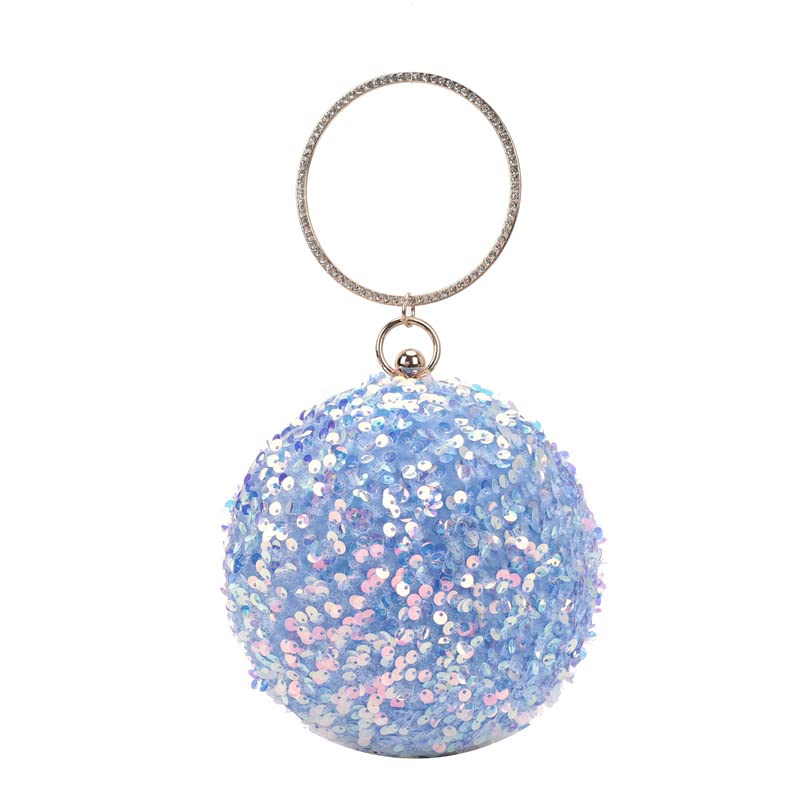 Purses and Handbags for Women Bag Sequins Solid Color Tote Chain Girl's Crossbody Bag