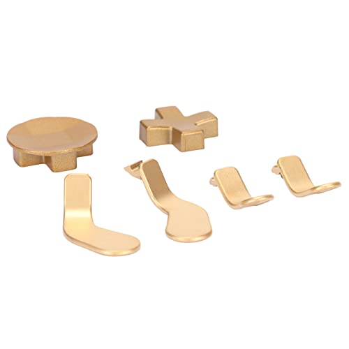 PUSOKEI Metal D-Pads, Stainless Steel Trigger Paddles and 2 Interchangeable D Pads, Gamepad Trigger Buttons Replacement for Elite Series 2 Controllers