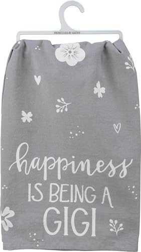 Primitives by Kathy Decorative Kitchen Towel - Happiness is Being A Gigi