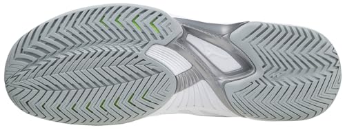 Mizuno Wave Exceed Tour 5 AC Women's Tennis Shoe | Women's Court Shoe | White/Silver | US Womens 8.5