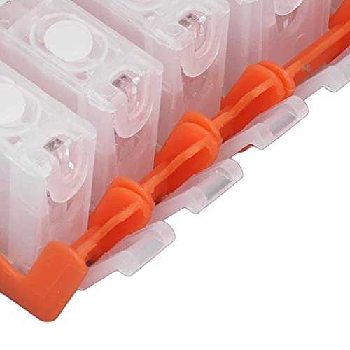 VINGVO Cartridge Combo Pack, Ink Cartridge Set Reusable 6PCS Clear Printing for Replacement (250-251)