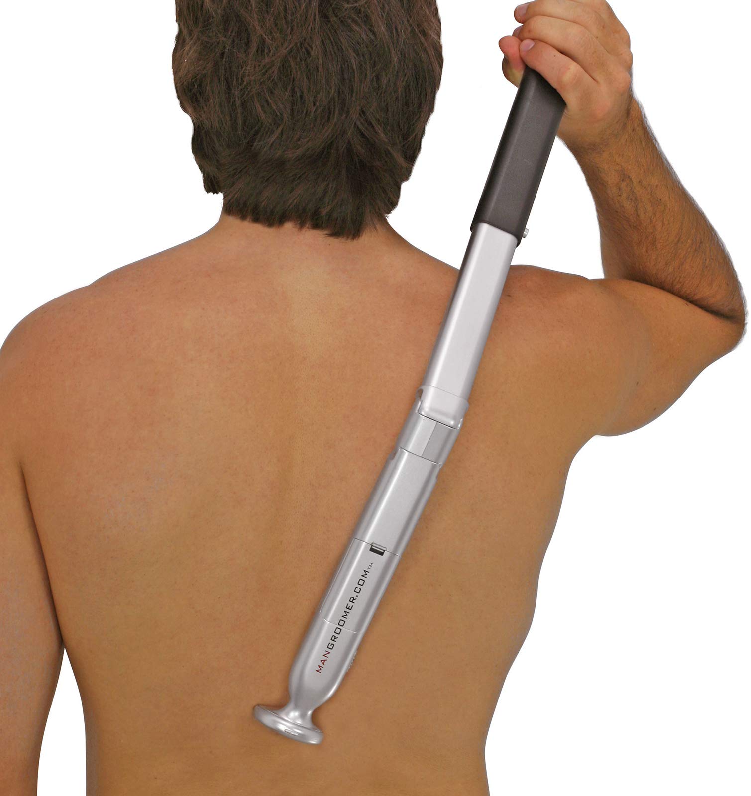 The Super Stud 2 Product Back and Nose Grooming Bundle by MANGROOMER β Bundle Includes The Essential Back Hair Shaver and Professional Nose and Ear Hair Trimmer
