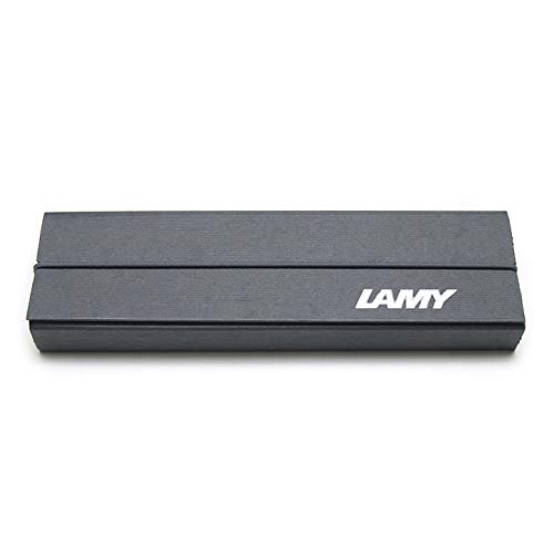 Lamy AL-Star (Medium Nib) Fountain Pen + 5 Blue Ink Cartridges + Pen Sleeve - Graphite Grey