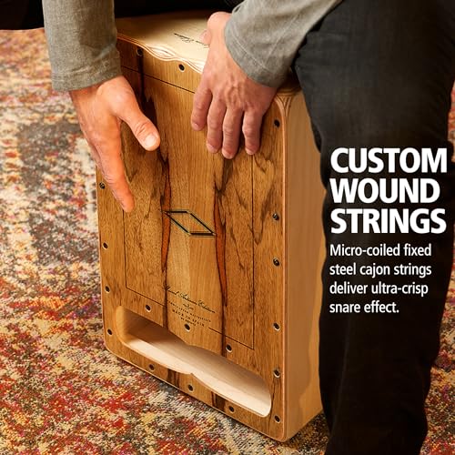 Meinl Percussion Artisan Edition Cajon with Internal Strings for Snare Effect and Forward Facing Ports, Limba/Baltic Birch β Made in Spain β Cantina Line, 2-Year Warranty (AECLLI)