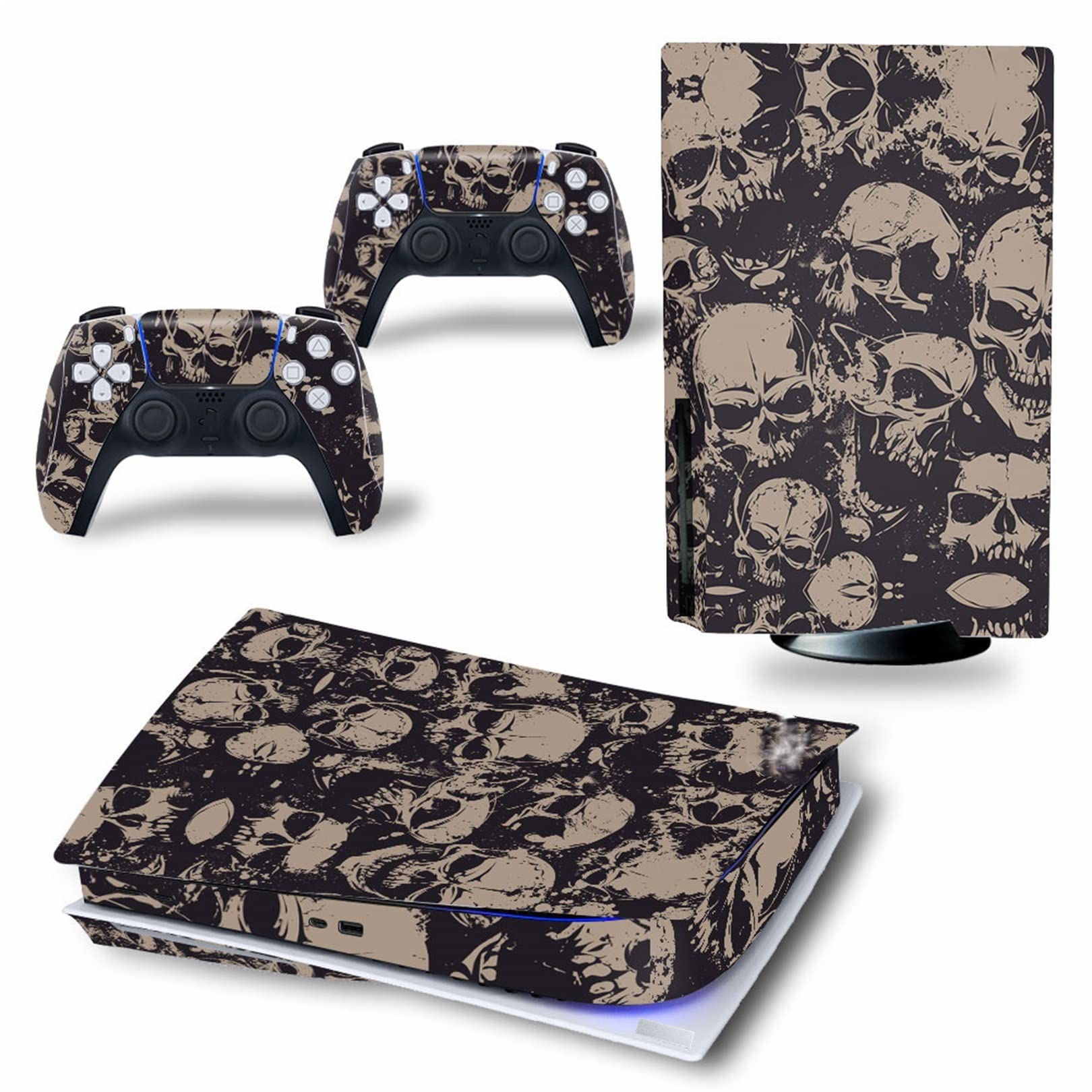 Top factory BUCEN for PS5 Skin Disc Edition & Digital Edition Console and Controller Vinyl Cover Skins Wraps Scratch Resistant, Compatible 29860 Anti Scratch (Size : Digital Edition)