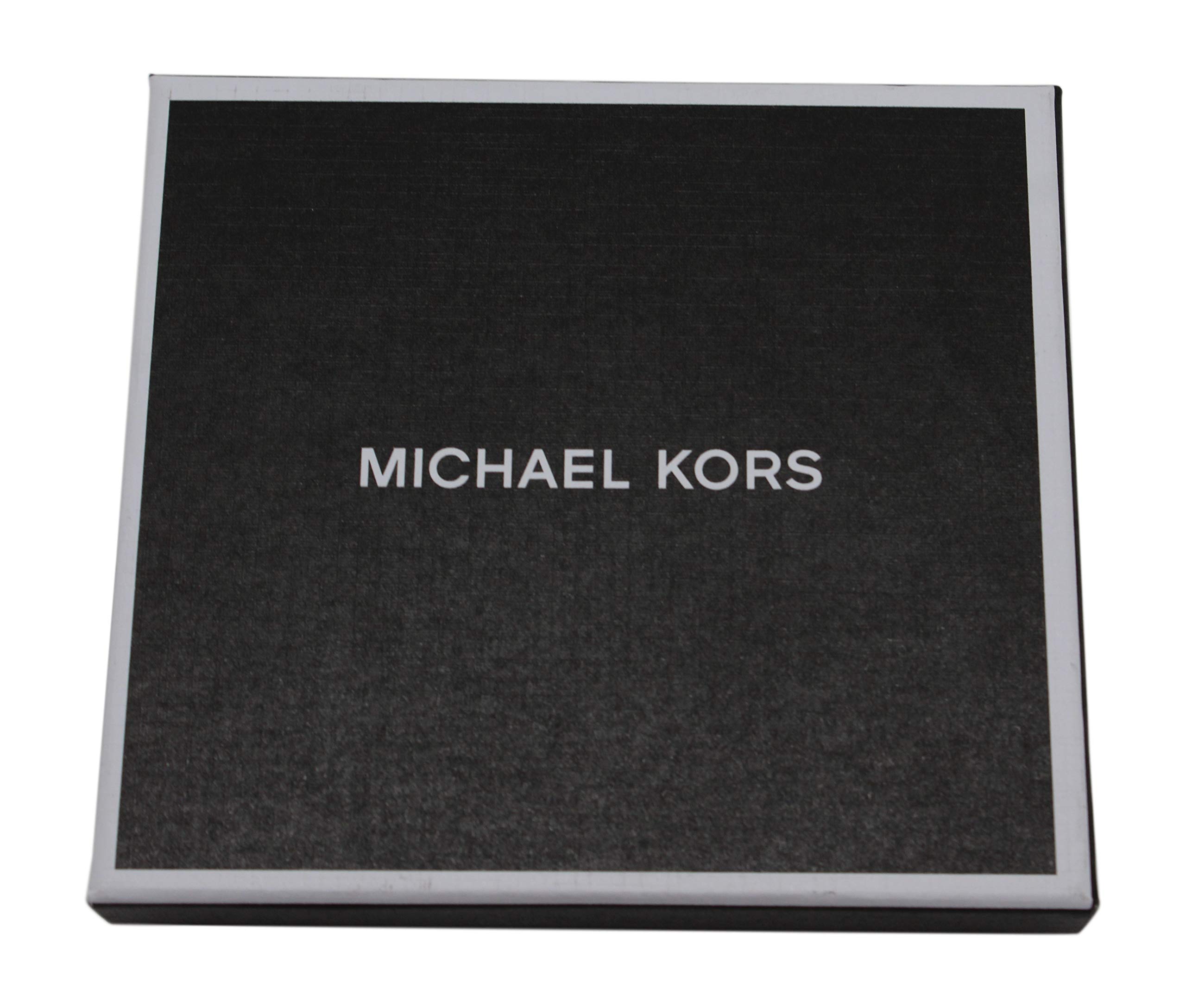 Michael Kors Men’s Leather Gifting Money Clip Card Case Box Set Black