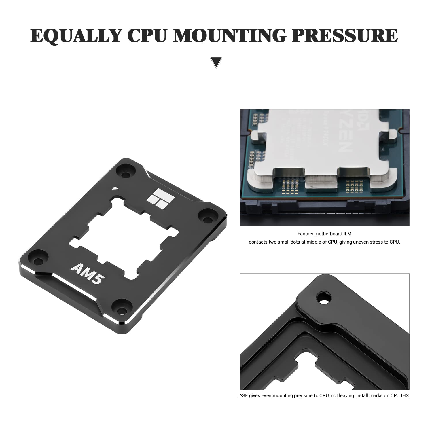 Thermalright ASF-RED AM5 CPU Holder, Corrective Anti-Bending Fixing Frame, AM5 Full-fit Fixed Non-Marking Mounter, AM5 Anti-Bending Contact Frame, CPU Cooler Standard