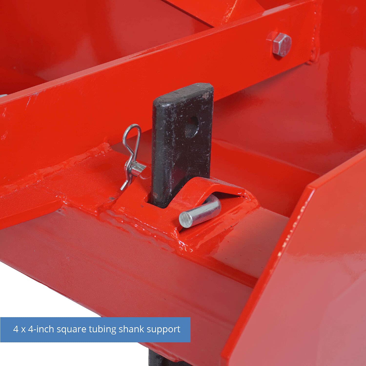 Titan Attachments Box Blade Tractor Attachment 4' Quick Hitch 3 Point Pin Style