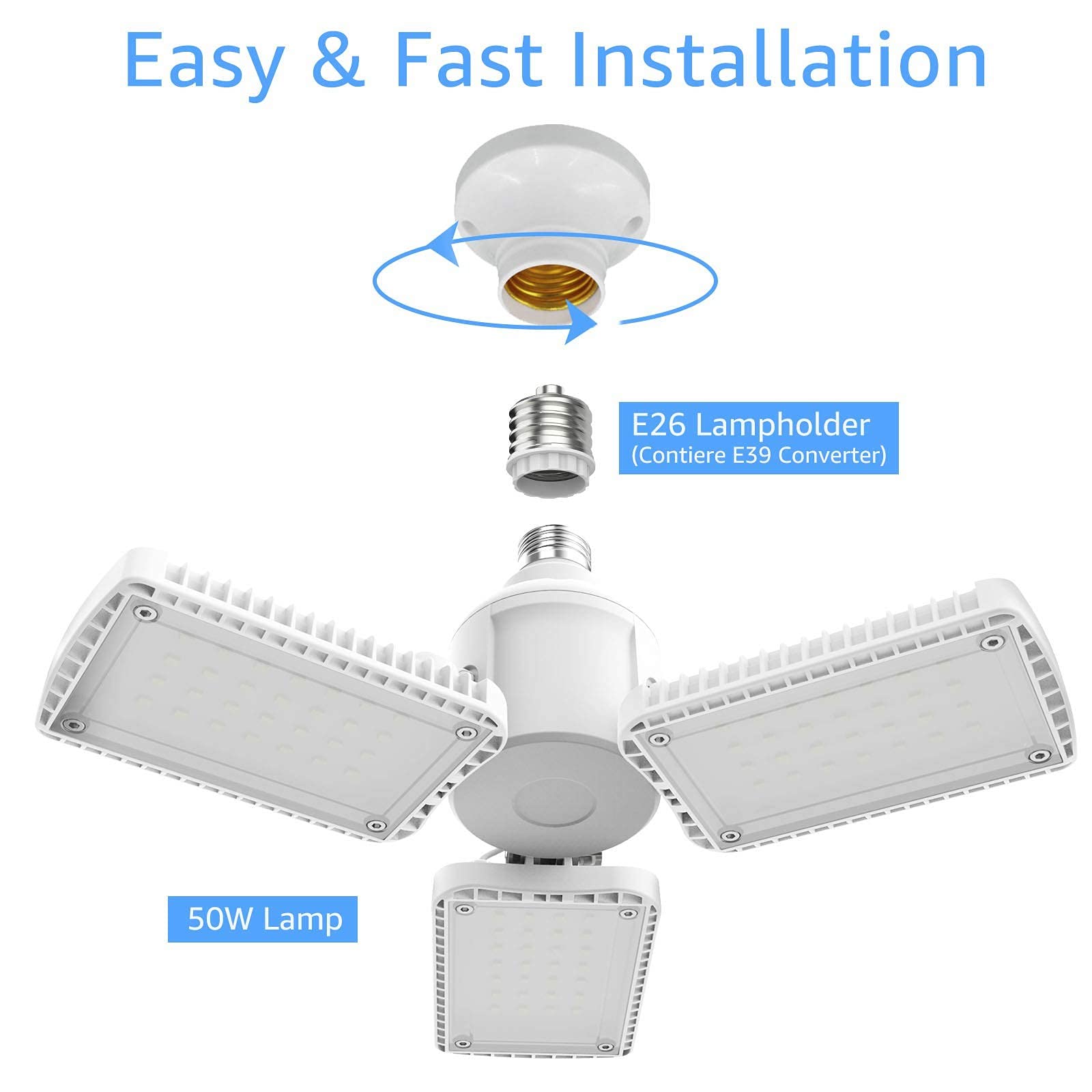 Olafus Motion Sensor LED Ceiling Light, 800LM Battery Operated Ceiling Light, 5000K Motion Activated Light for Closet Shower Room Stairs Hallway Bathroom, Orange