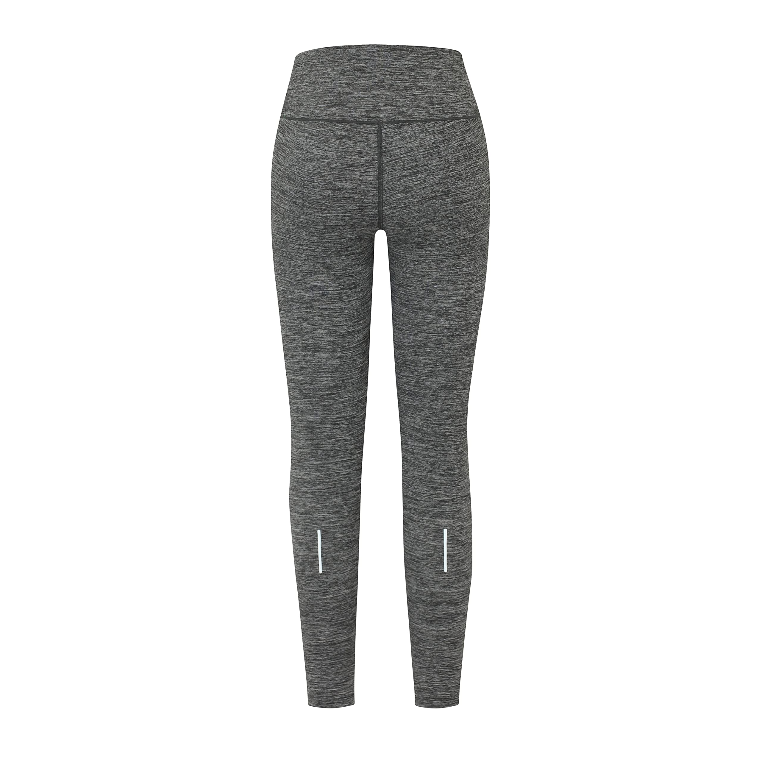 New Balance Women's 2.0 Soft Base Layer Pant with Non-Rolling Elastic Waistband, Dark Heather Grey, Large