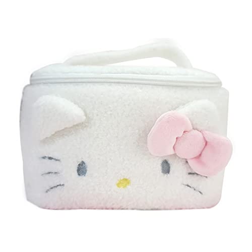 lierde Plush Bag Cosmetic Storage Bag Purse Storage Bag Packaging Christmas Decorations (Pink White)