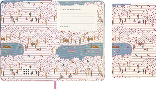 Moleskine Limited Edition 2023 Weekly Notebook Planner Sakura, 18M, Pocket, Bird, Hard Cover (3.5 x 5.5)