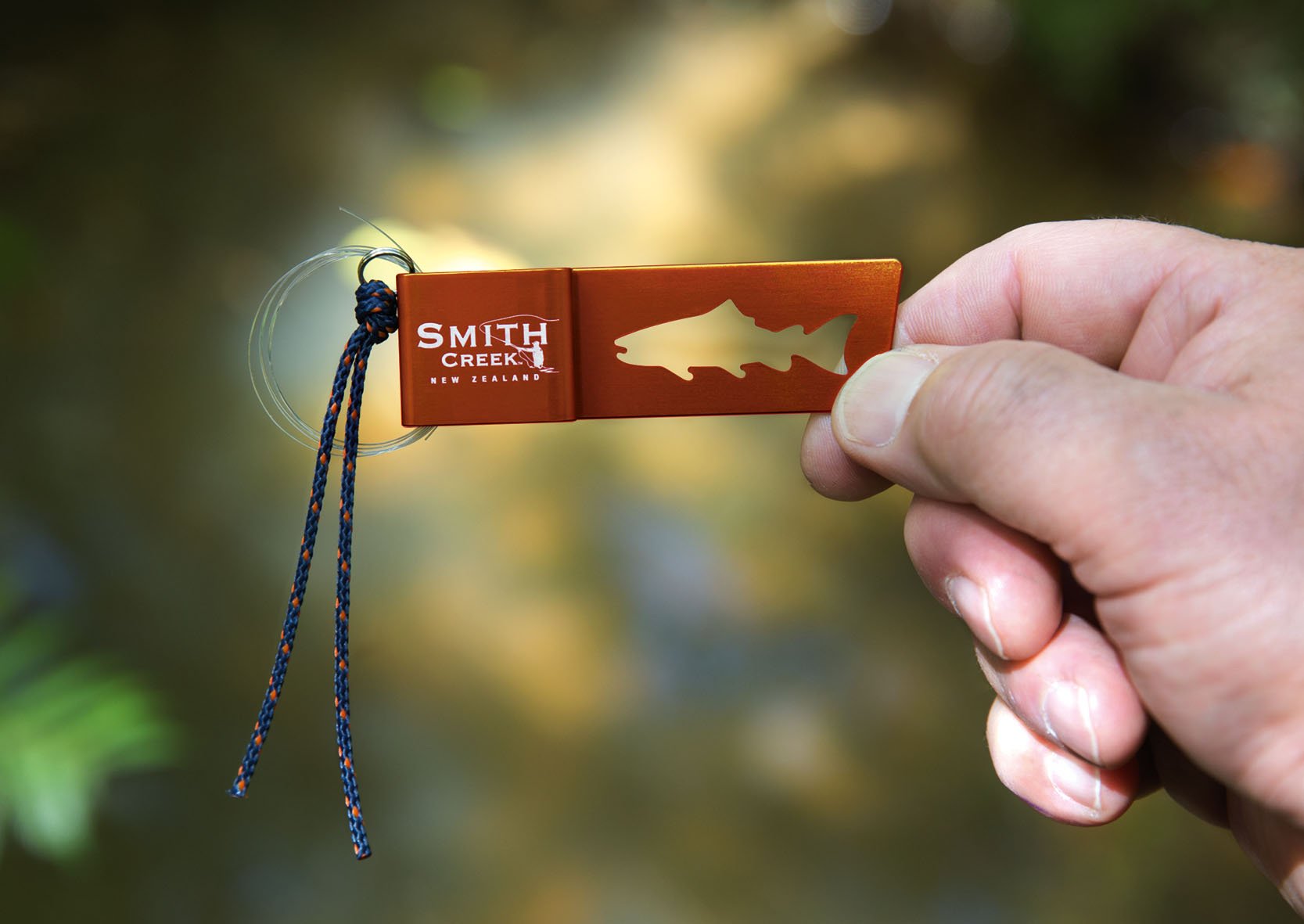 Smith Creek Tippet Holder & Spent Line Wrangler Value Bundle (Burnt Orange)