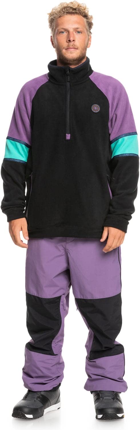 Quiksilver Powder Chaser 1/2 Zip True Black LG