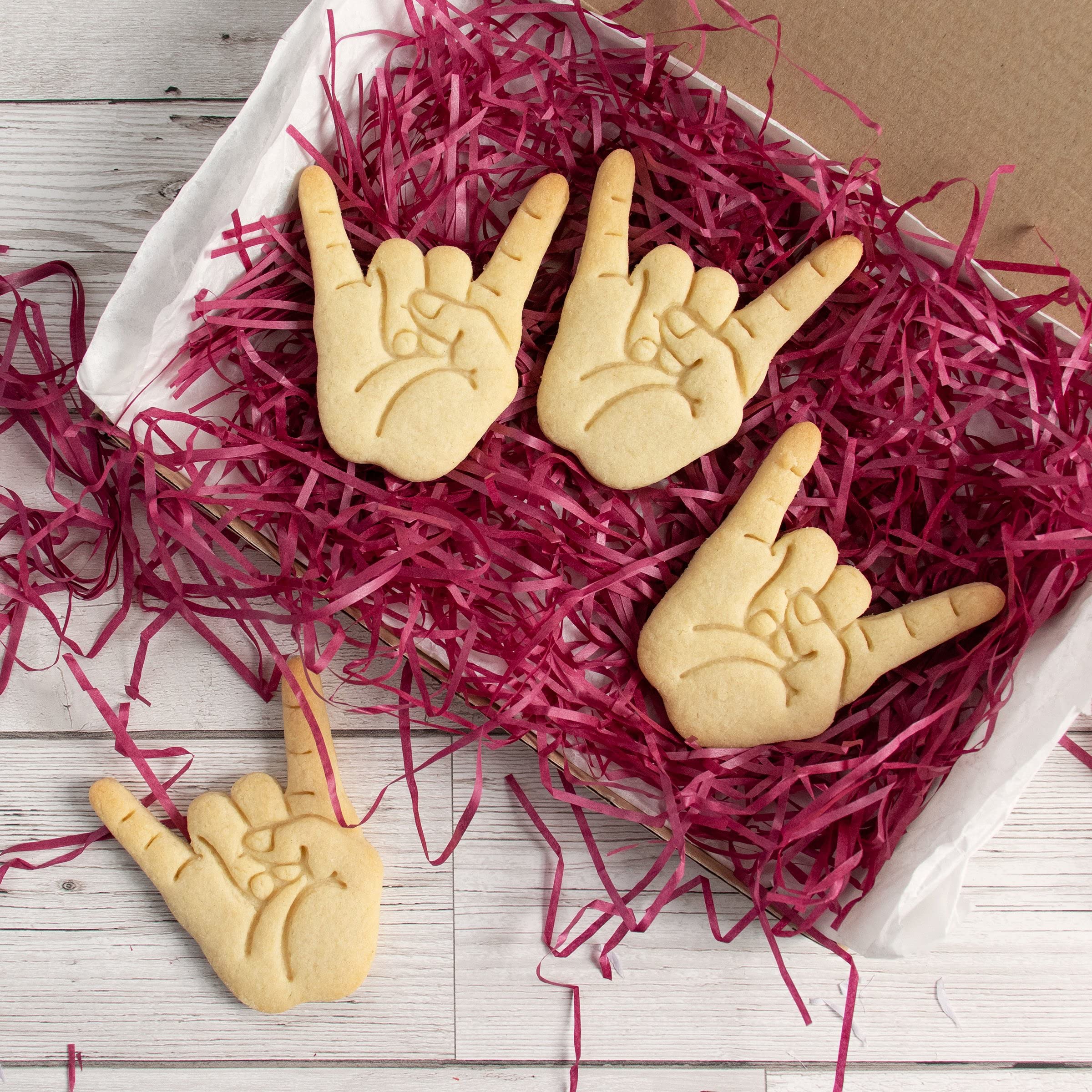 Rock Hand Sign cookie cutter, 1 piece - Bakerlogy