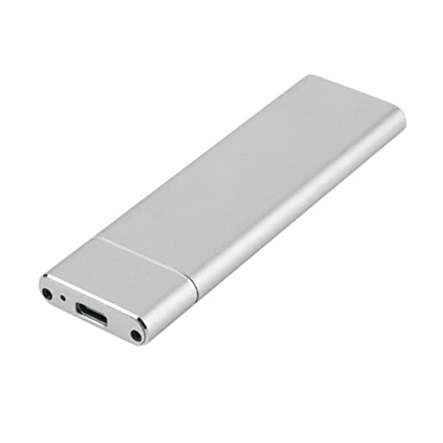 Silver Reader Disk Type Converter to Adapter Ngff. USB. C- c Cartridge M- Key Hard- Disk Ssd M. Portable with C State Support Enclosure USB External Cable Hard
