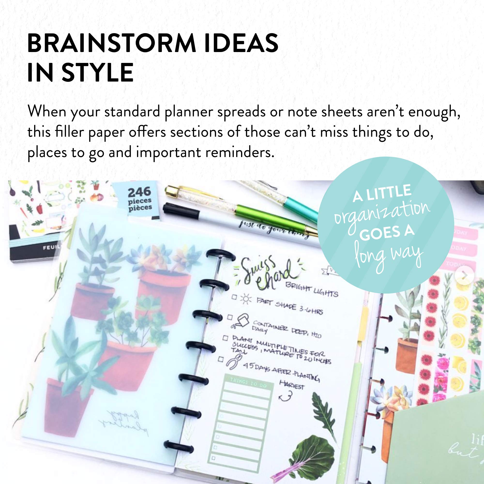 Me & My Big Ideas Planner SKN Big Fill, Soft Watercolor