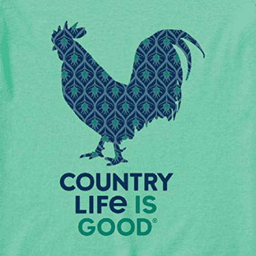Life is good Womens Crusher, Spearmint Green, Small