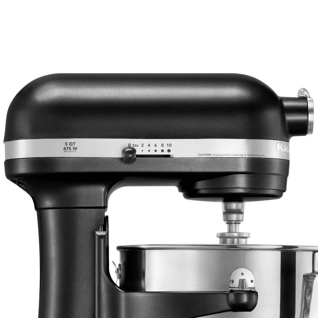 KitchenAid Professional HD Series Stand Mixer RKG25HOXOB , 5-Quart, Onyx Black, (Renewed)