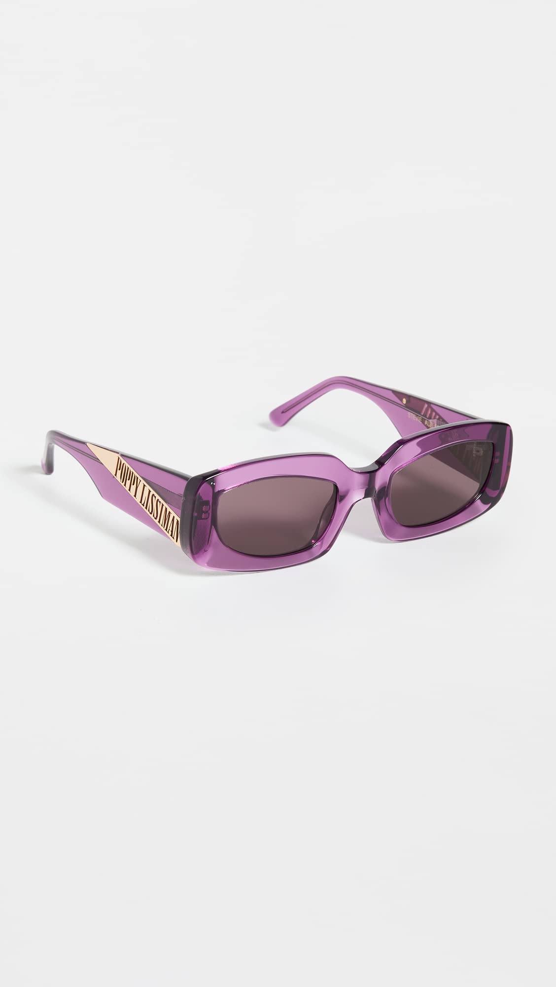 Poppy Lissiman Women's Stevie Sunglasses, Aubergine, Purple, Black, One Size