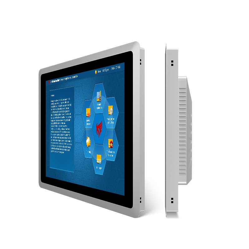 ThinKol 17" Industrial Panel PC, All in One Industrial Embedded Panel PC with Capacitive Touch Screen, i3-3217U,2xUSB3.0,HDMI,2xRS232,2xLAN (8G RAM 128G SSD)
