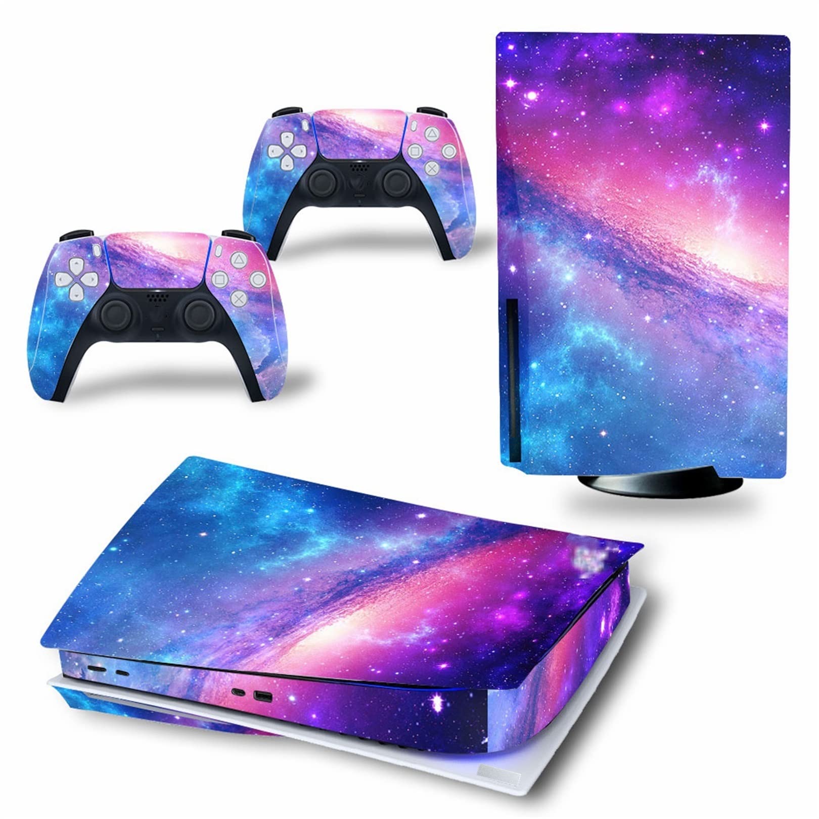 Top factory BUCEN for PS5 Skin Disc Edition & Digital Edition Console and Controller Vinyl Cover Skins Wraps Scratch Resistant, Compatible with for PS5 364492 Anti Scratch (Size : Disc Version)