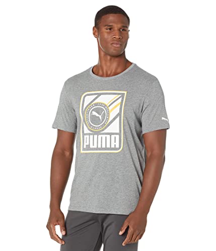 PUMA Worldwide Tee Medium Grey Heather SM