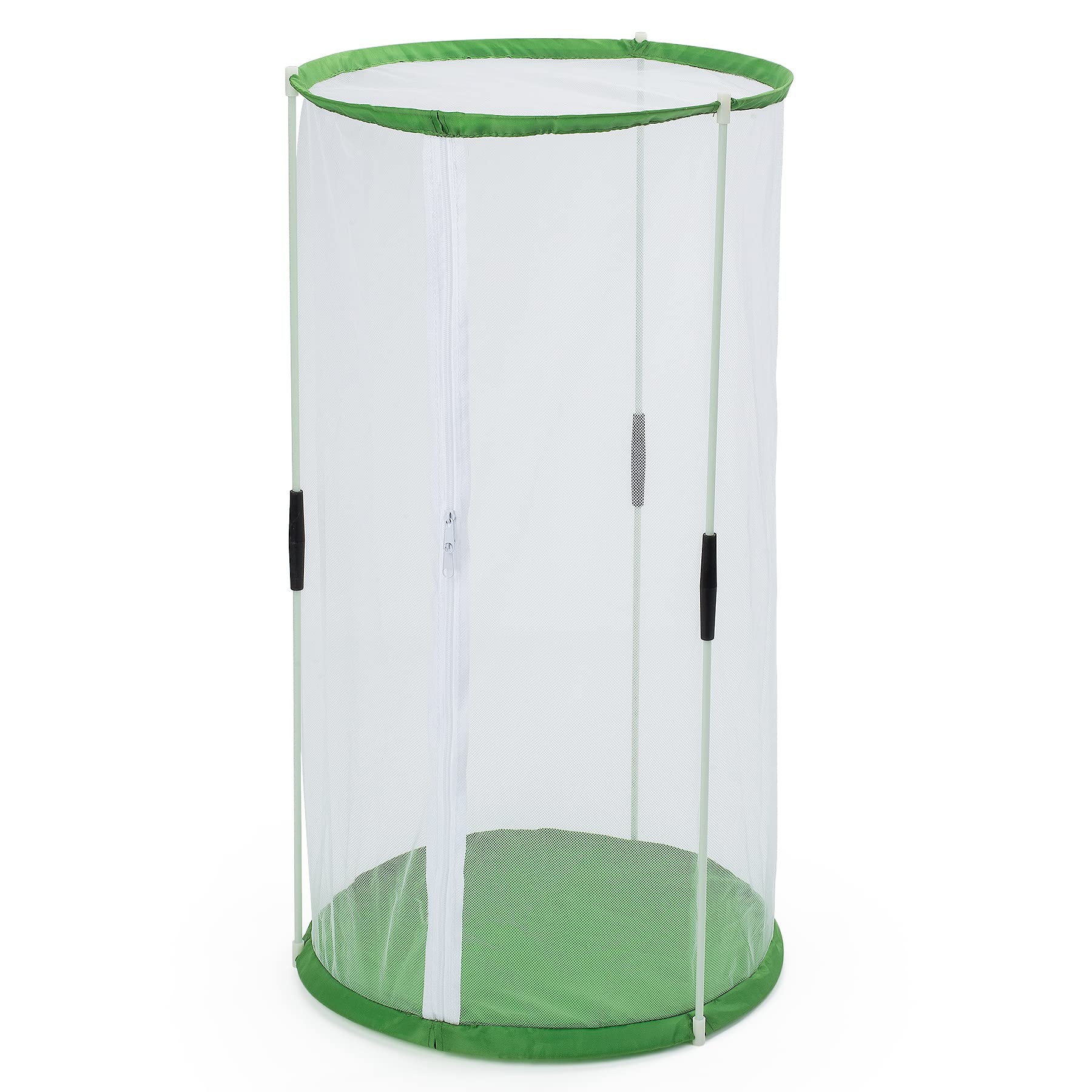 Monarch Butterfly Habitat, Insect Mesh Cage, Caterpillar Enclosure, Critter Cage, Bug Terrarium (12 x 24 inches)