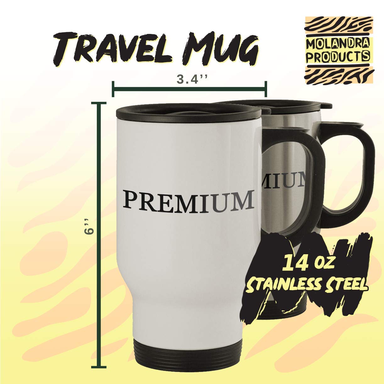 Molandra Products I'm not talking to myself. I'm having a staff meeting. - 14oz Stainless Steel Travel Mug, Silver