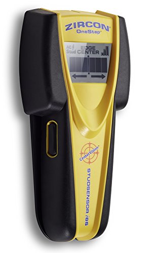 Zircon i65 Stud Sensor Center-Finding Battery Operated Stud and Metal Finder with Live Wire Detection