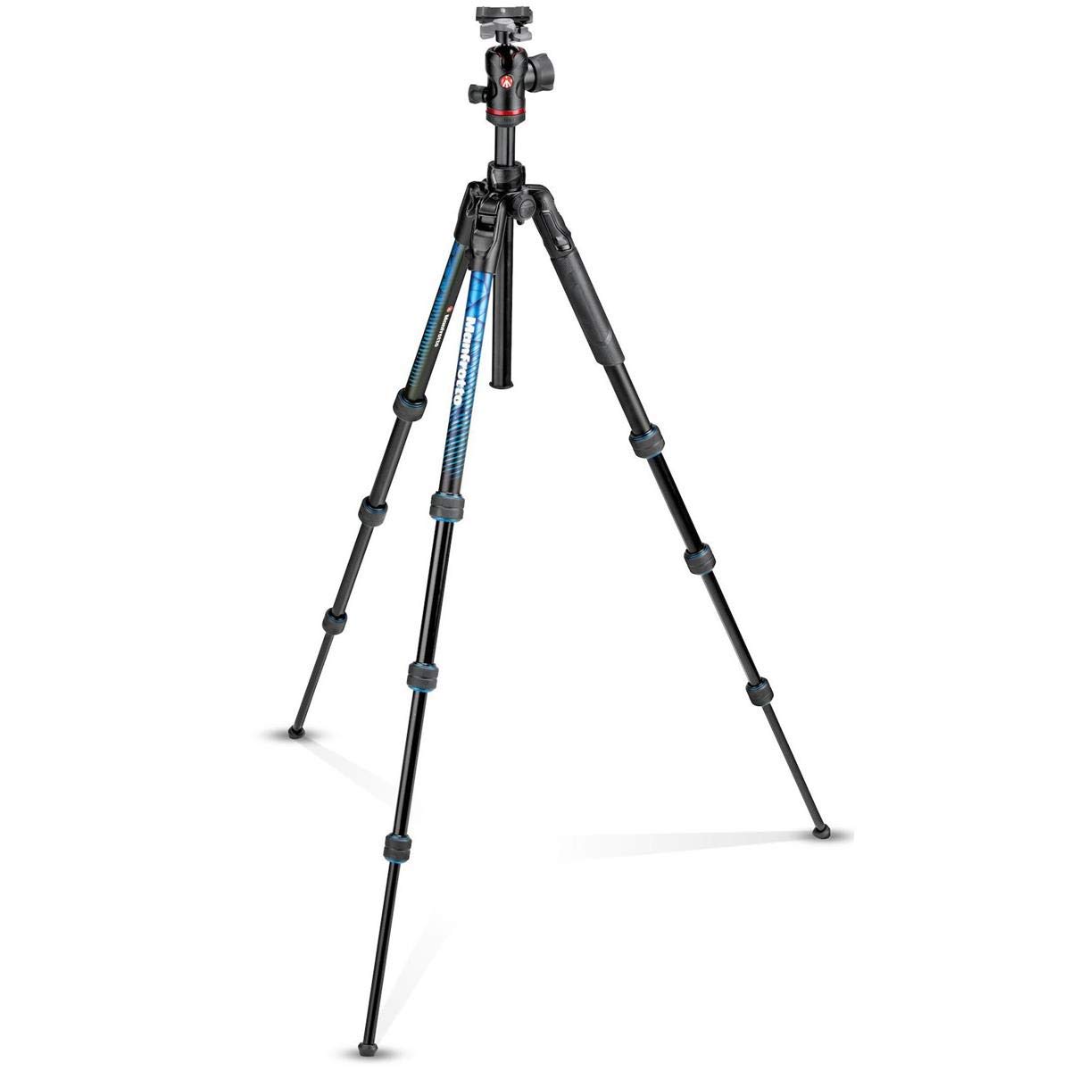 Manfrotto BeFree Advanced 59-inch Aluminum Travel Tripod with Ball Head & Case (Blue)