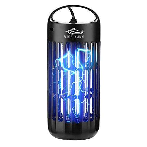White Kaiman Insect Killer Lamp 9 Watt & 1000 Volts Bug Zapper Perfect for Standard Size Room or Covered Patio